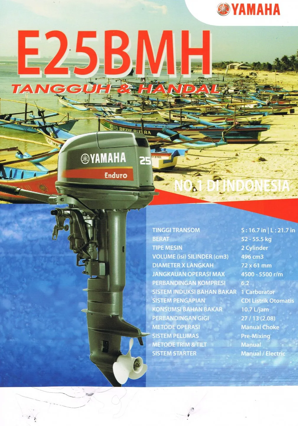 Motor Tempel Yamaha 2 Tak | New Alex Marine